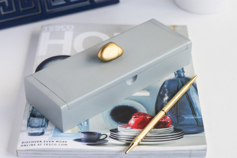 DIY Spray-painted Wooden Box - Life's AHmazing!