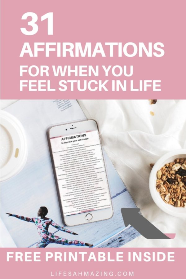 31 Affirmations to Improve Your Self-Image - Life's AHmazing!